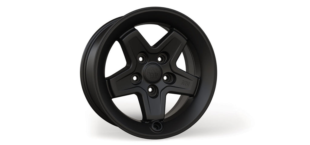 AEV PINTLER JL WRANGLER WHEEL Matte Black – Buzz Special Vehicles